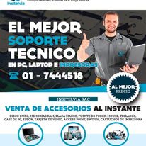 Soporte técnico integral de computadoras, laptops y PCs gamers a domicilio en Los Olivos, Lima ...